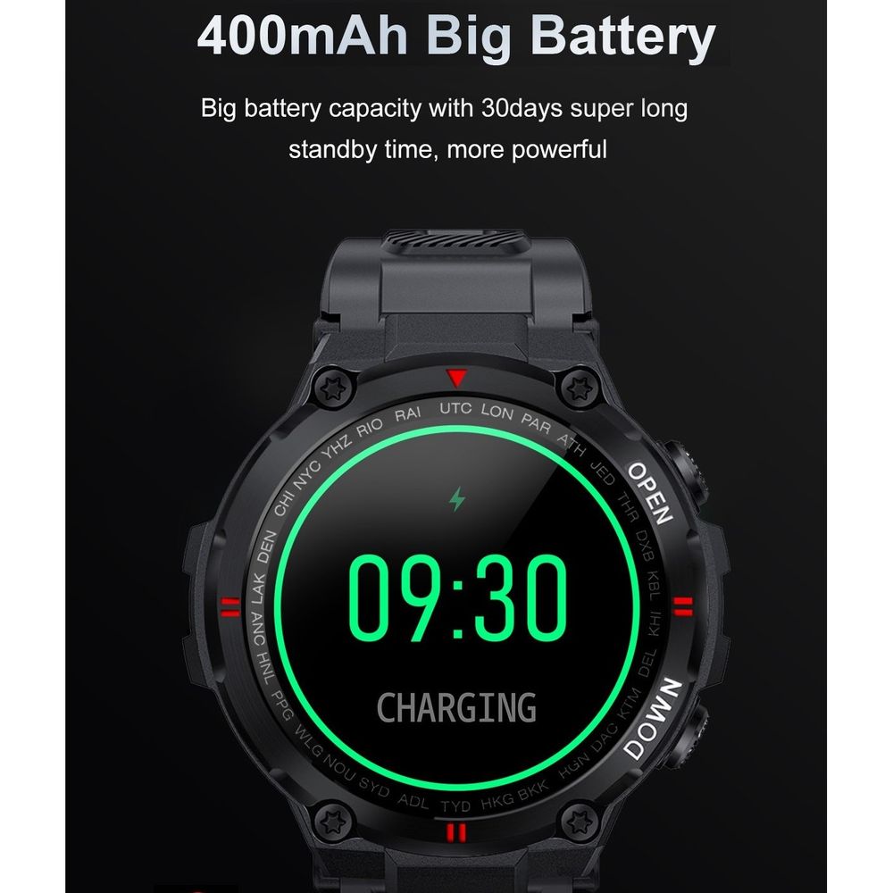 Smartwatch Spovan K22 Monitor Salud Control Música - Promart
