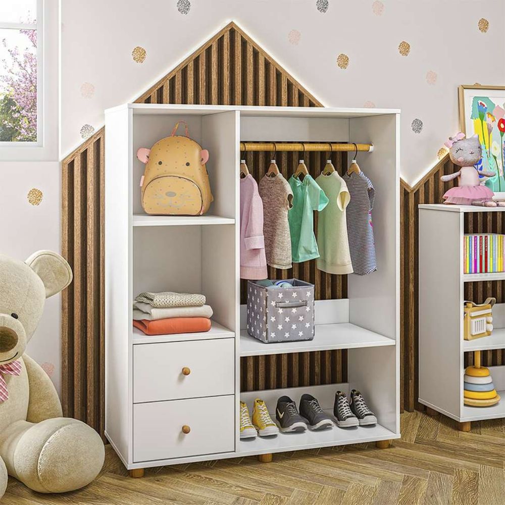 Guarda-Ropa Bonno Ciranda Blanco - Promart