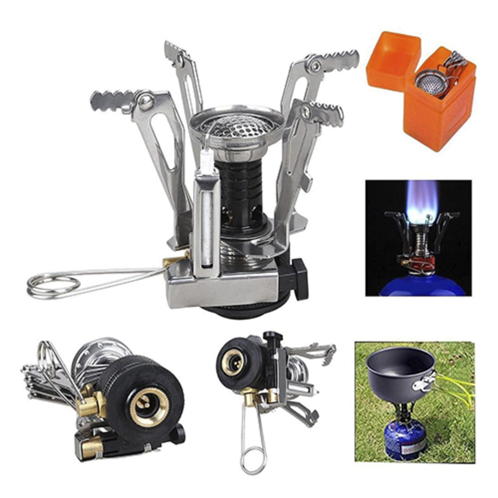 Mini Cocina Camping Portatil Trekking Campamento Gas Viaje - Promart