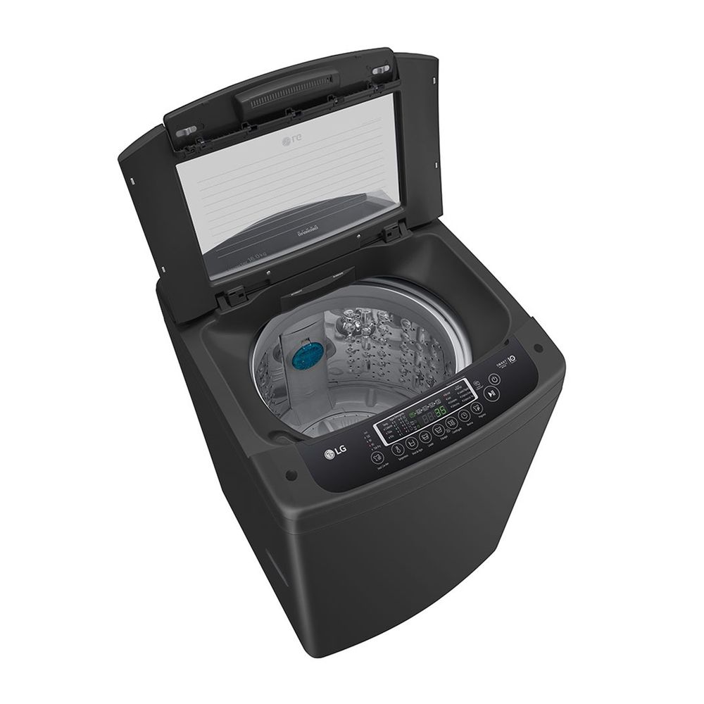 Lavadora LG Carga Superior Smart Inverter con TurboDrum™ 16 Kg WT16BPB - Negro claro - Promart