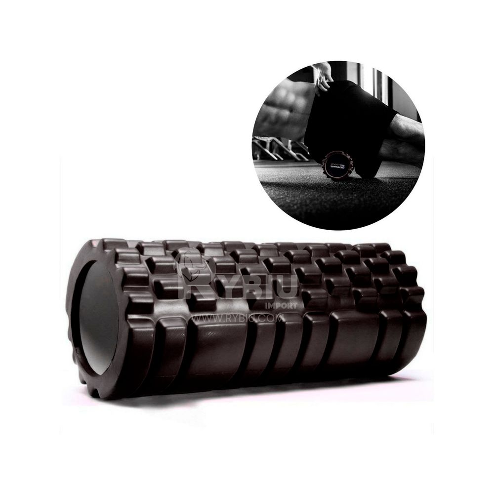 Rodillo De Espuma Yoga Negro - Promart