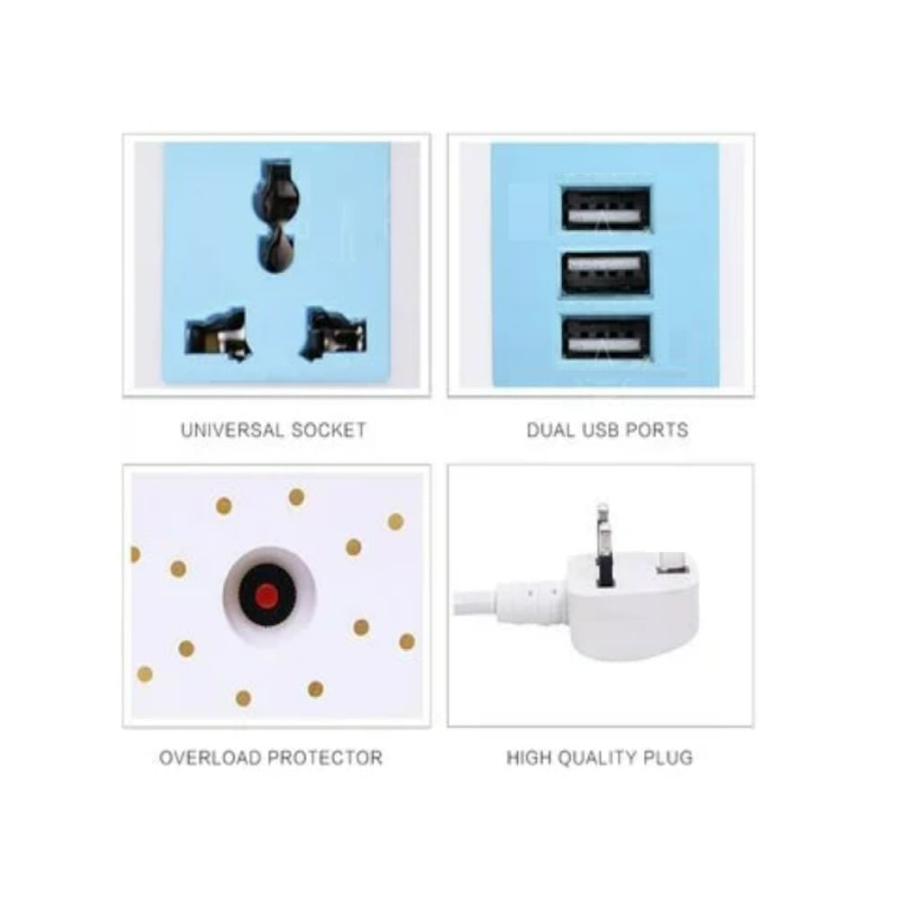 Tomacorriente Extensión Multiple 16 Enchufe USB - Promart