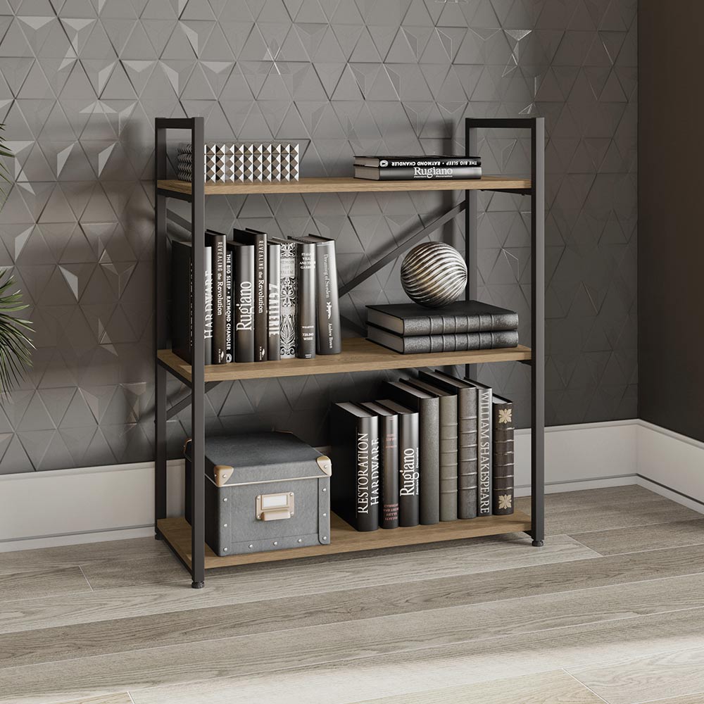 Estante London 85cm Maple Metal - Promart