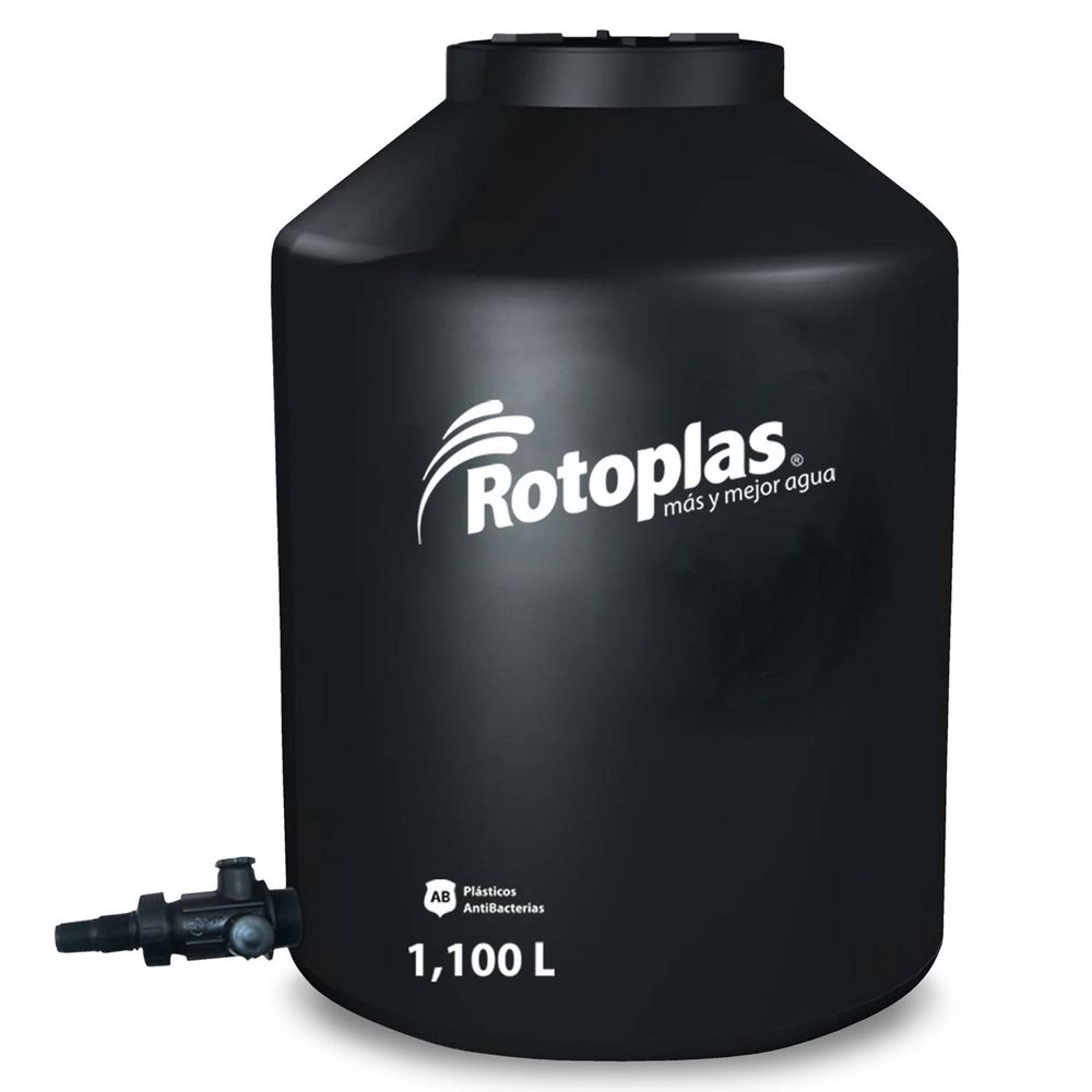 Tanque de Agua Rotoplas 1100 Litros Antibacterial Negro - Promart