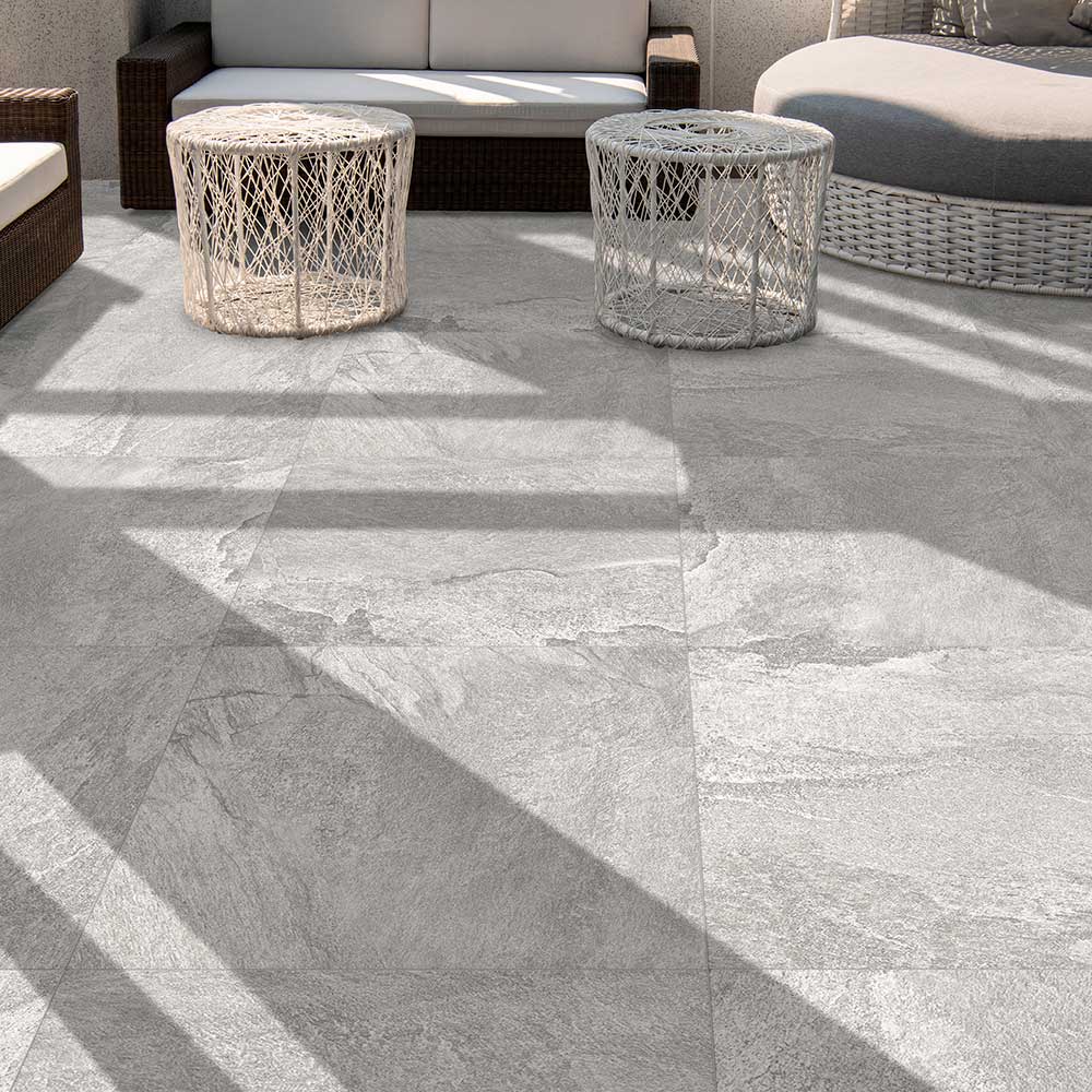 Piso cerámico Dakota Gris 60x60 1.48m2 - Promart