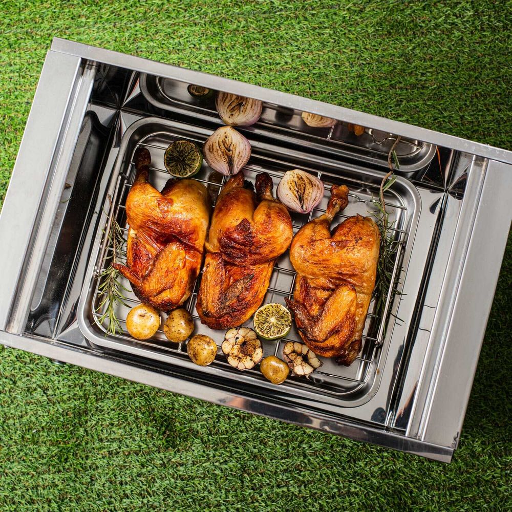 Caja China Jr Premium +parrilla 60x40x50cm Grillcorp - Promart