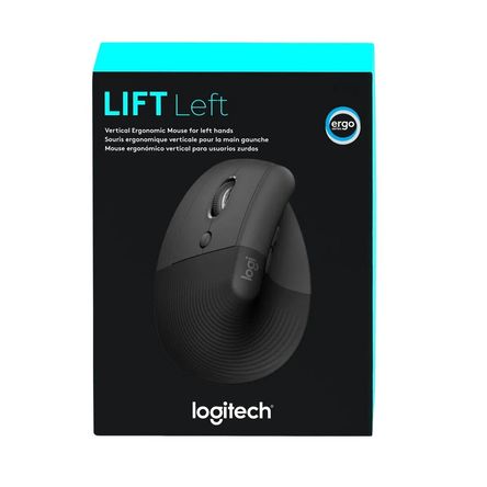 Mouse Logitech Lift Left Vertical Ergonómico Logi Bolt Black | Promart ...