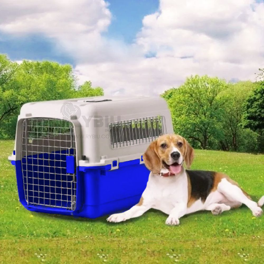 Kennel Para Perros Viajes L70Azul | Promart.pe - Promart
