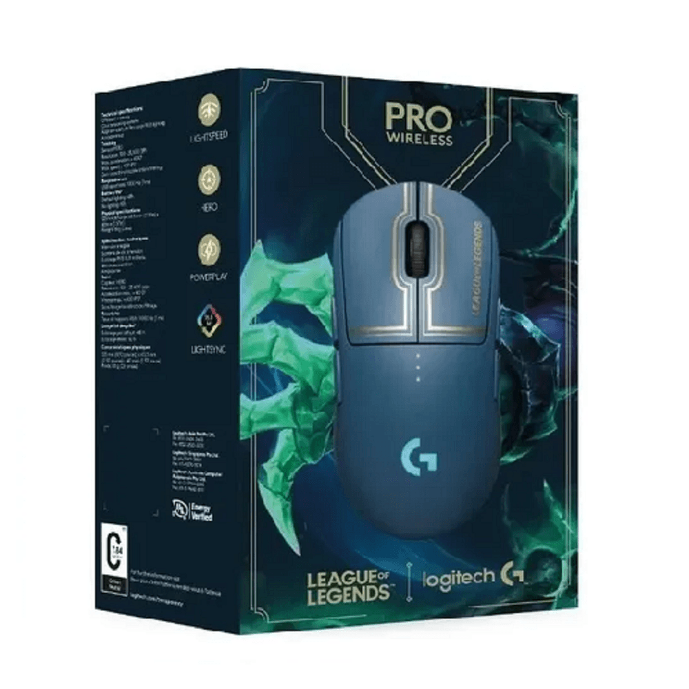 Mouse Logitech G Pro Lightspeed Lol 2 League Of Lengends Wireless Hero ...