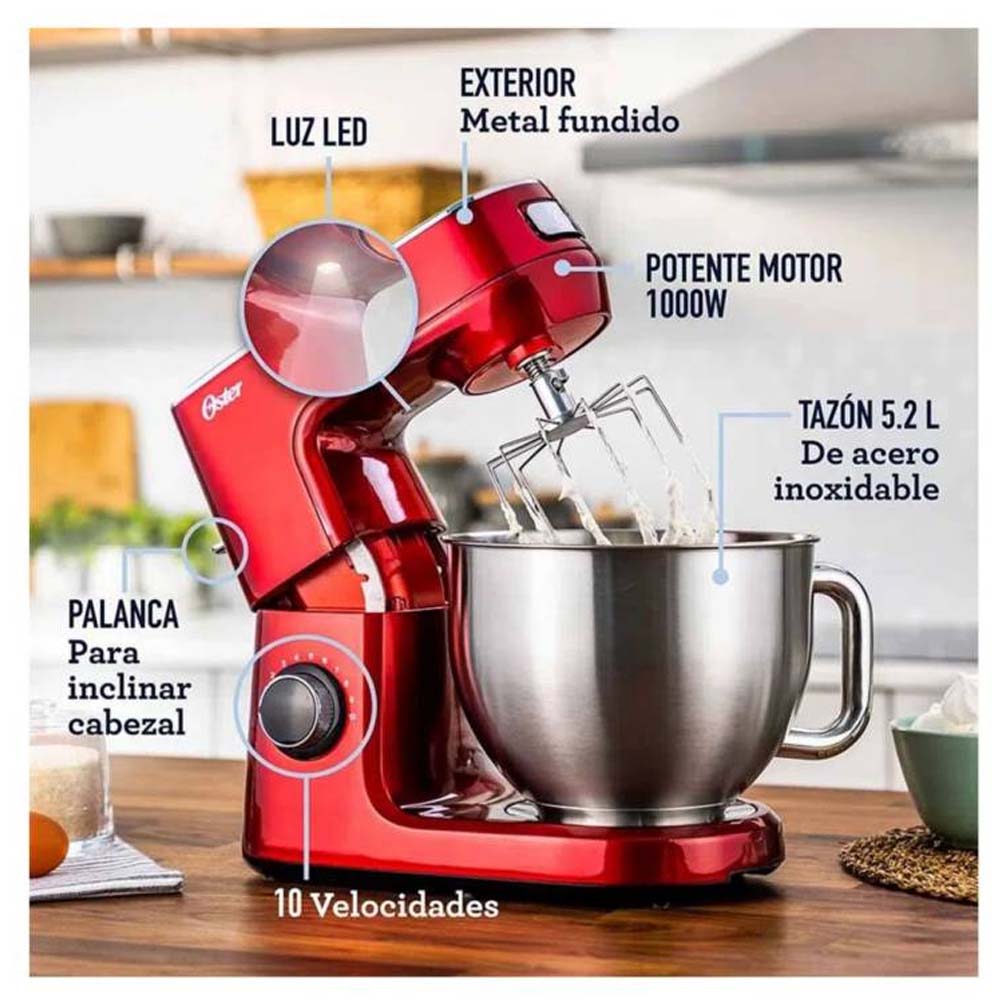 Batidora Planetaria Oster FPSTSMPL3R De 1000W - Promart