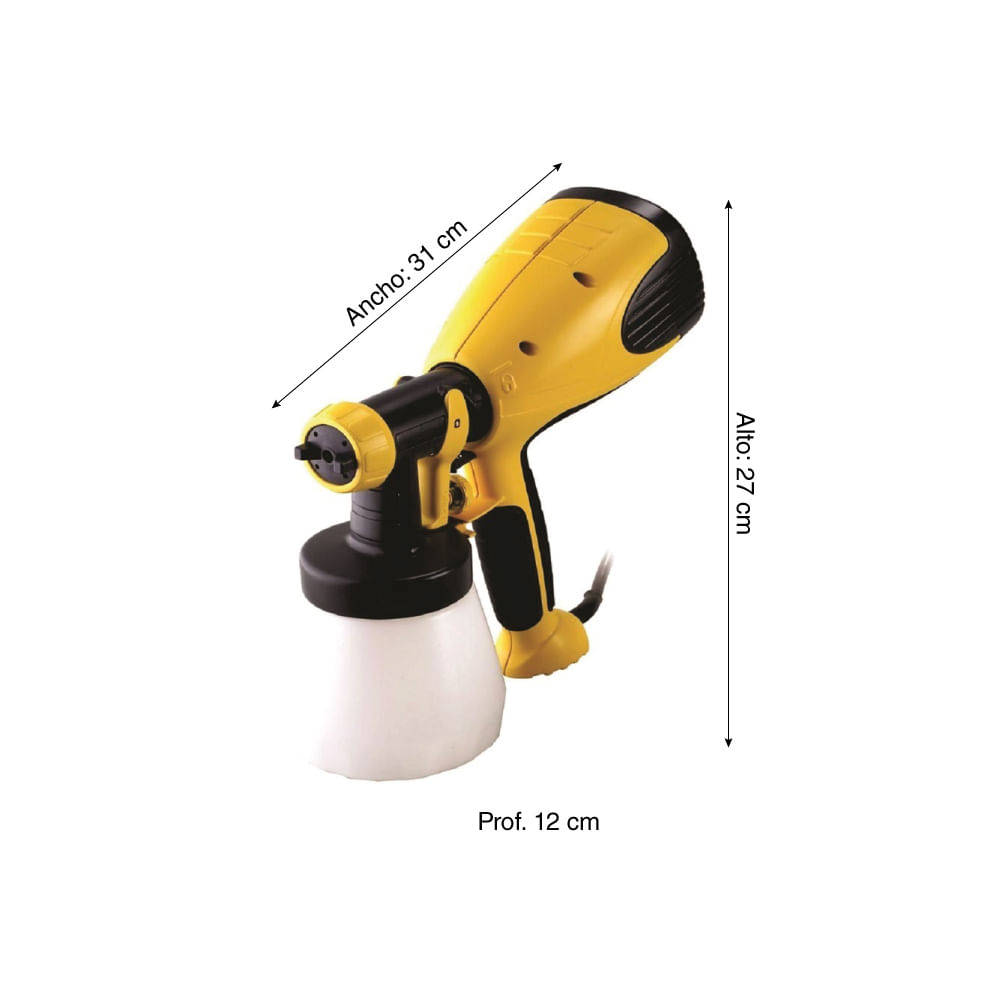 Pistola para pintar Spray100 280W 800ml Wagner - Promart