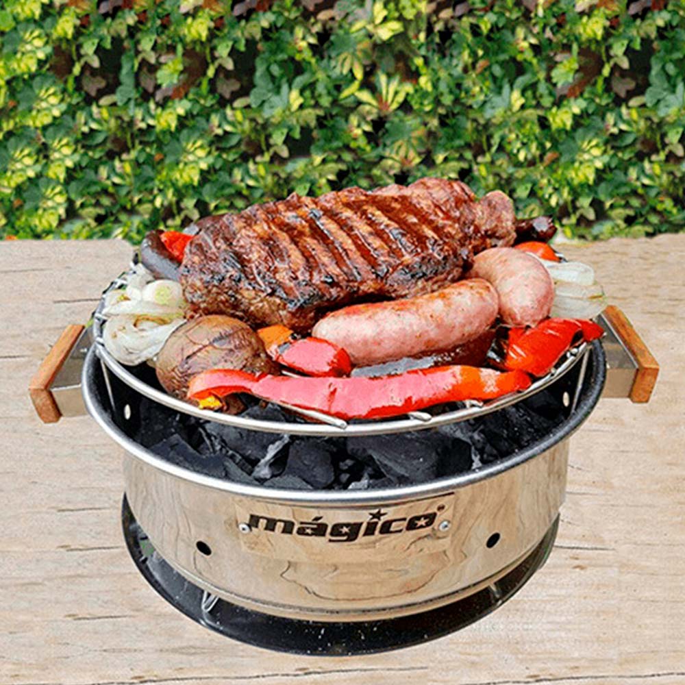 Compra online la Mini parrilla inoxidable portátil Mágico en Promart.pe ...