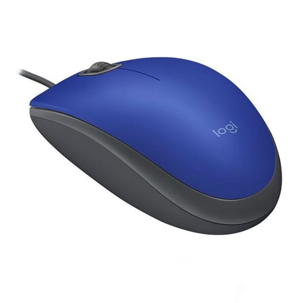 Mouse Logitech M110 Silent Optico 90% Menos Ruido Usb Azul - Promart