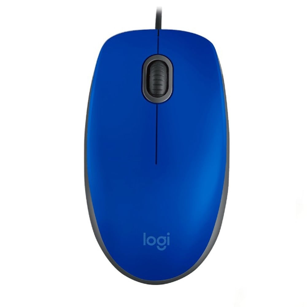 Mouse Logitech M110 Silent Optico 90% Menos Ruido Usb Azul - Promart