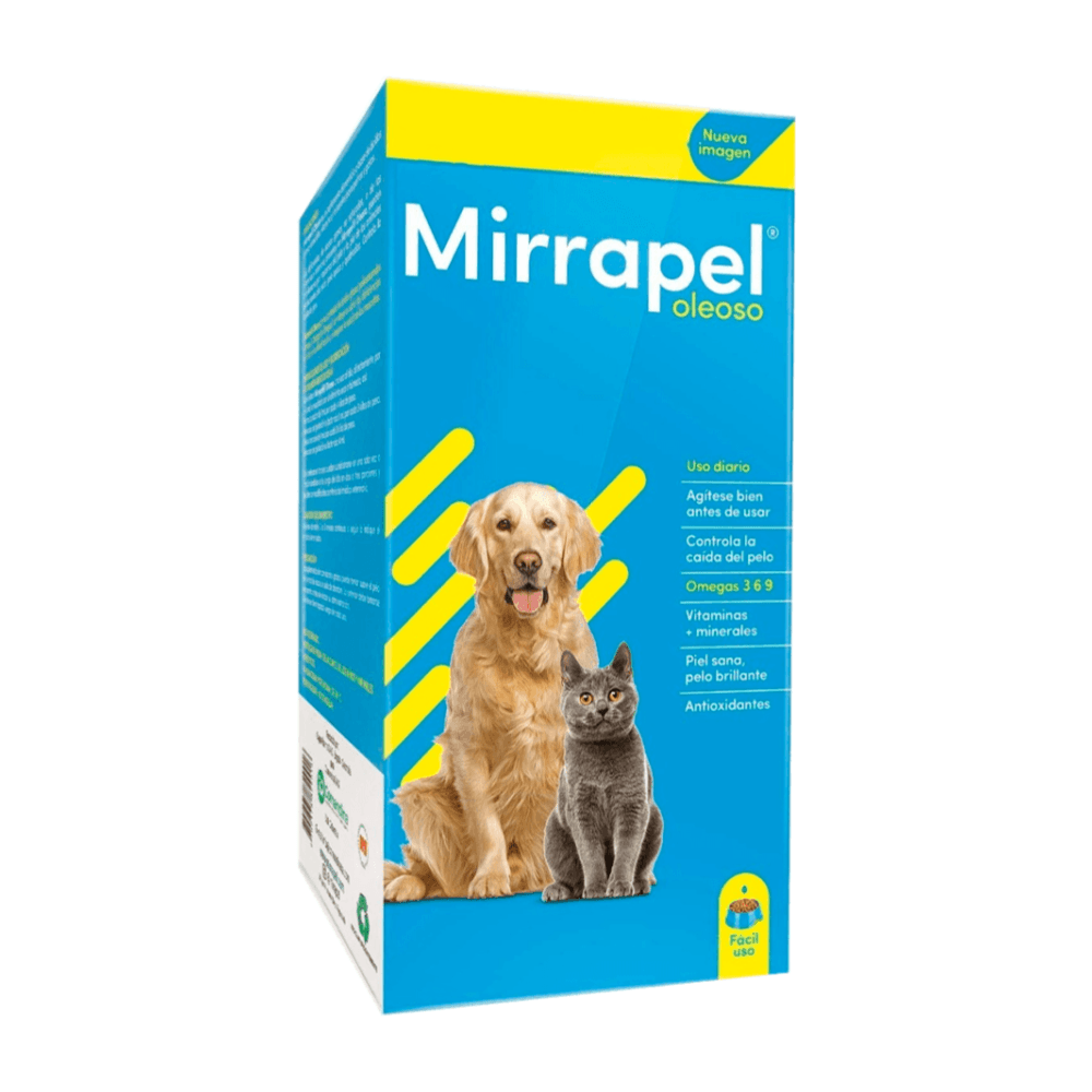 Suplemento de Omega para Perros y Gatos Comandina Mirrapel Jarabe x ...