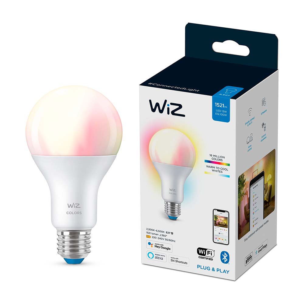 Foco led Wiz color smart A67 - Promart
