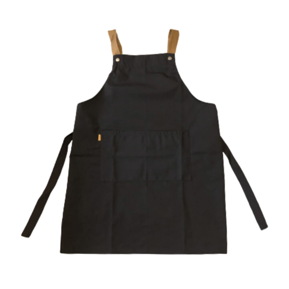 Mandil Negro parrillero talla M - Promart