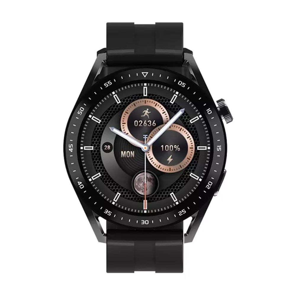 Smartwatch Hands Up HW28 Negro Acuatico Gps Siri Nfc - Promart
