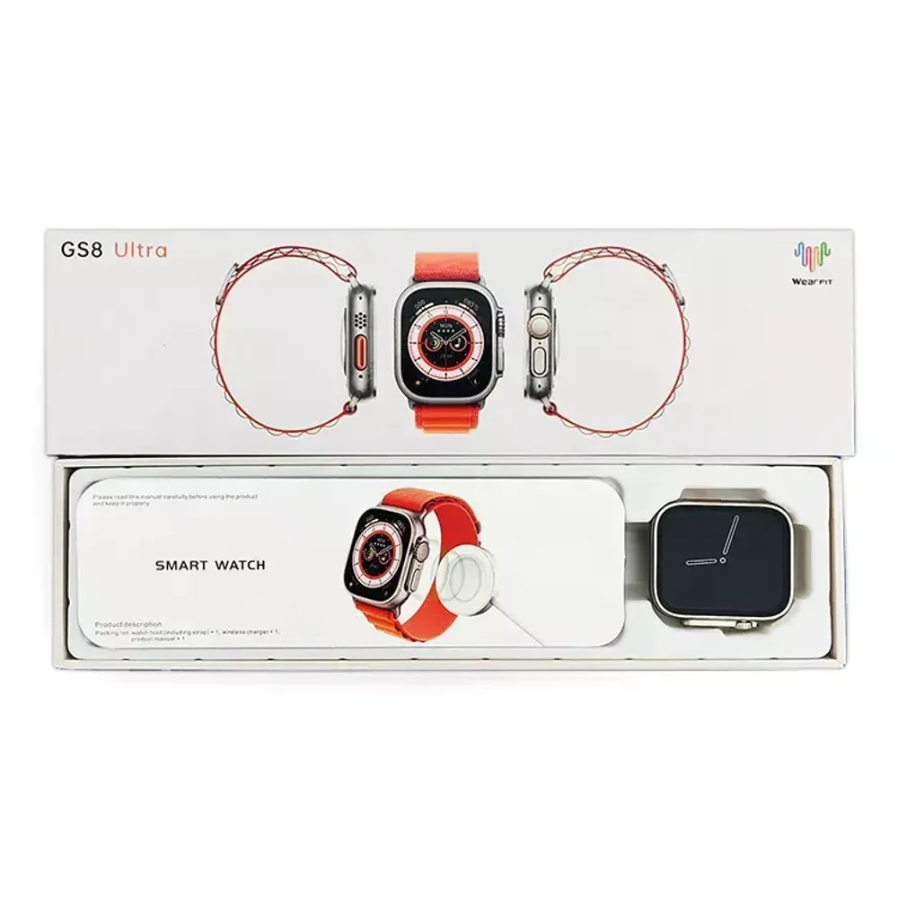 Smartwatch Hands Up GS8 Ultra Blanco Serie 8 Siri Nfc Alipay - Promart
