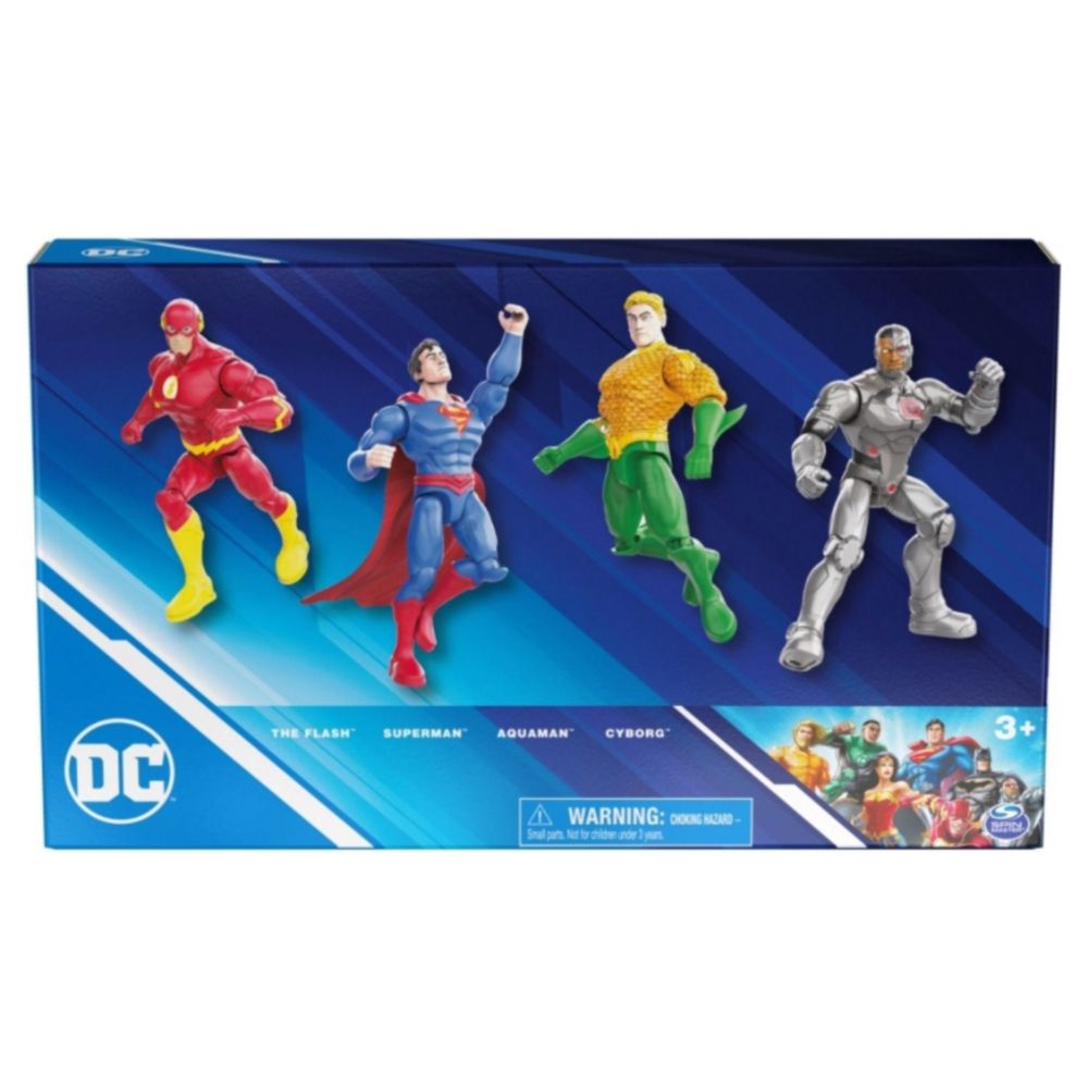 Figura De Acción Dc Comics Pack De 4 - Promart