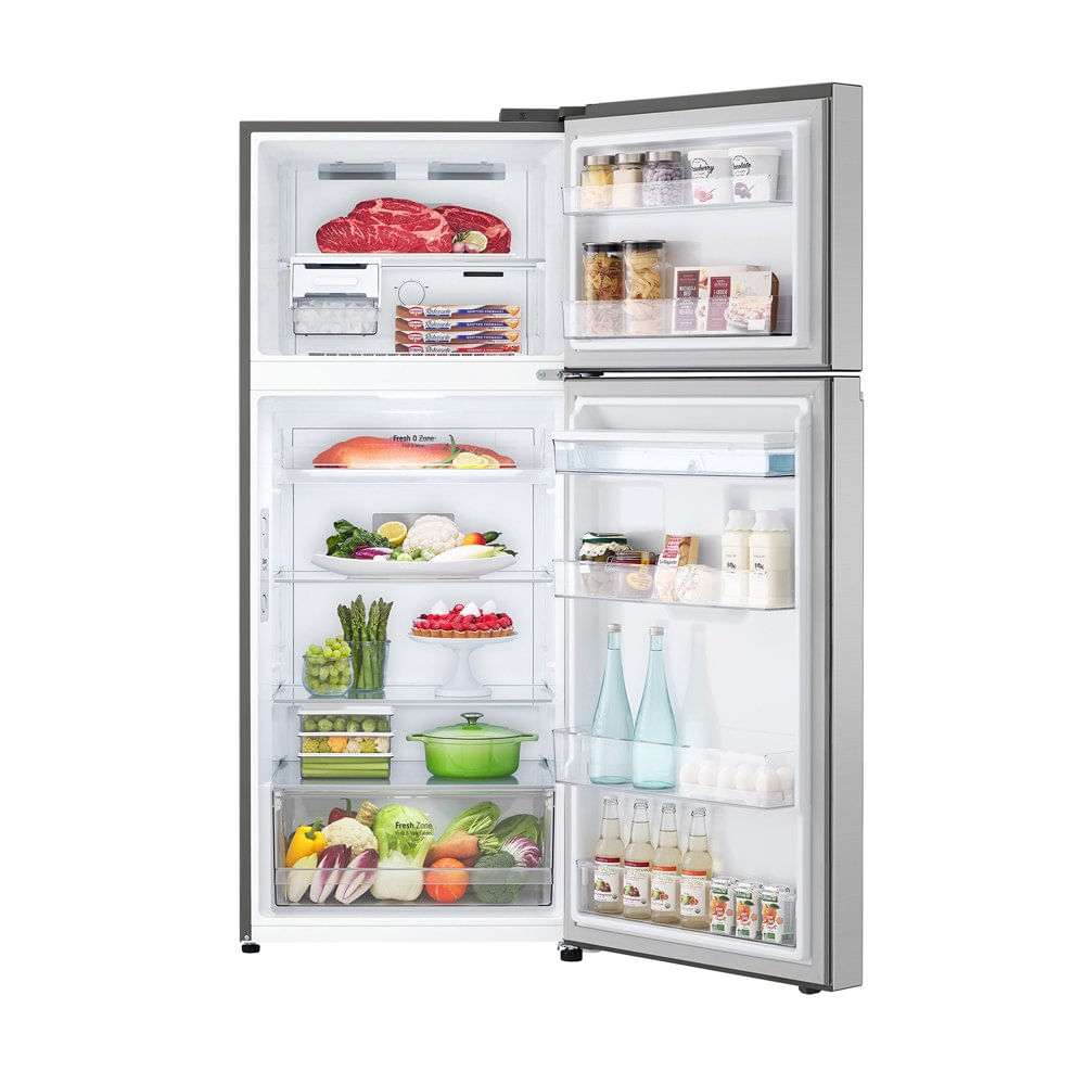 Refrigeradora LG No Frost con Door Cooling 392 Litros GT39SGP Plateado - Promart