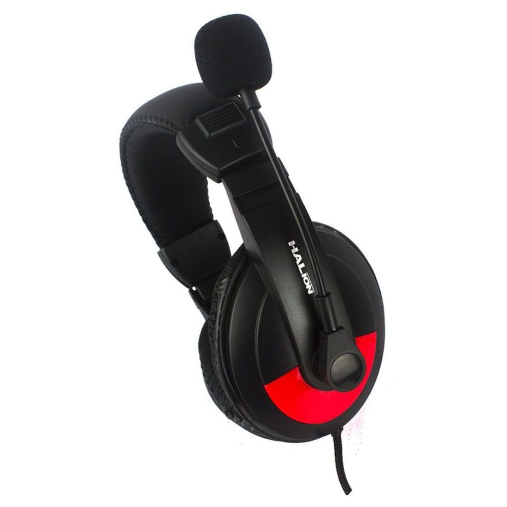 Audífono Original Halion HA-305 para PC Laptop Celular Juegos Clases Play - Rojo - Promart