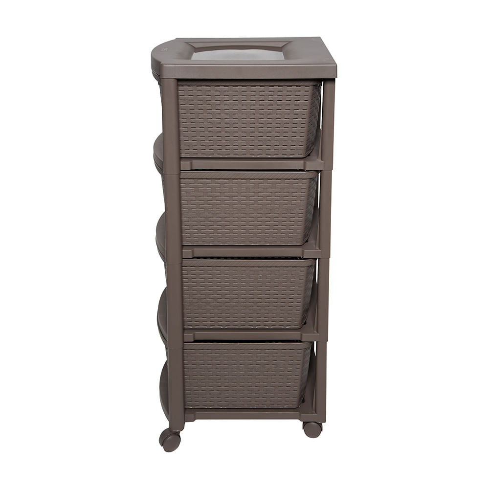 Cajonero Rattan 4 niveles Rimax - Promart