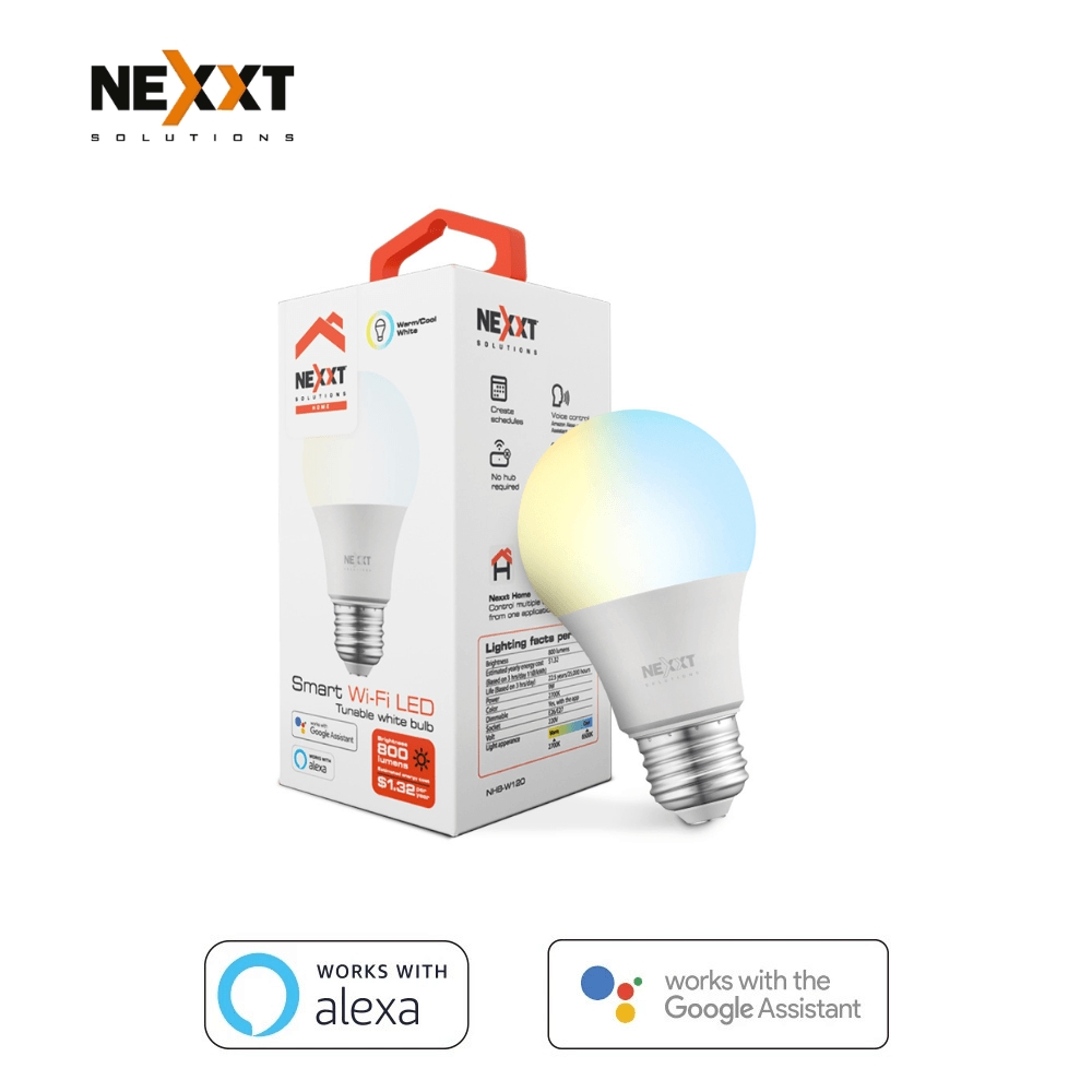 Foco LED inteligente Wi-Fi Blanco regulable - Nexxt - Promart