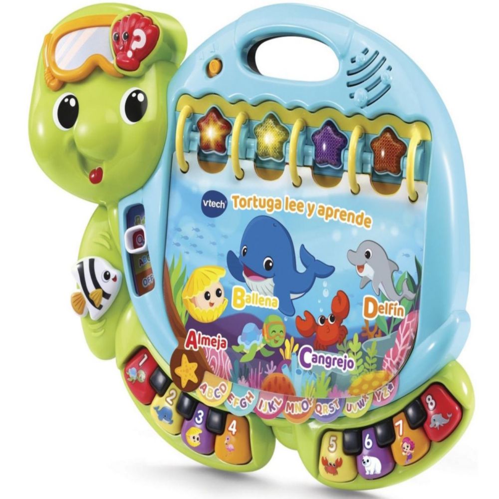 Juguete Para Bebe Vtech Tortuga Lee Y Aprende - Promart