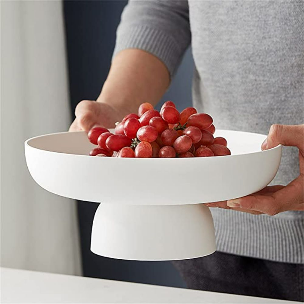 Frutero Estilo Minimalista para Aperitivos Snacks Blanco - Promart