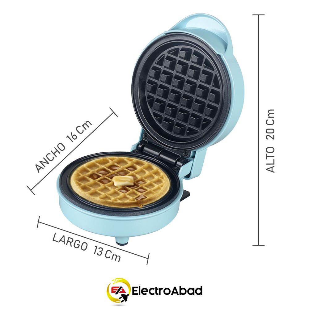 Mini Wafflera Redonda Recco RCE-WAFFLE100A | Promart.pe - Promart