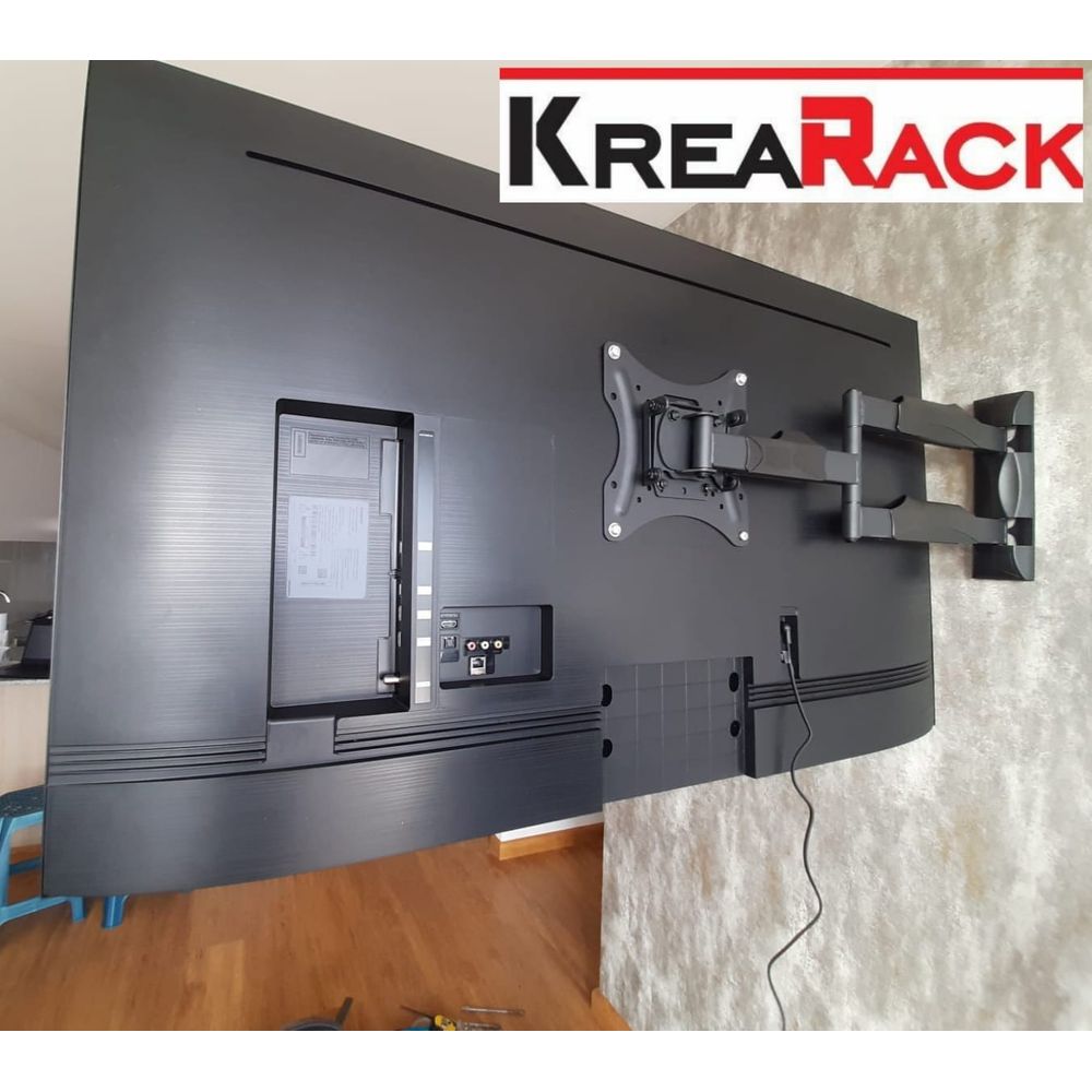 Rack para Tv 32 a 65" Estetico Tapacable Giro 180° Japan Negro - Promart