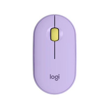 Mouse Logitech Peblet M350 Silent Wireless Lavanda - Promart