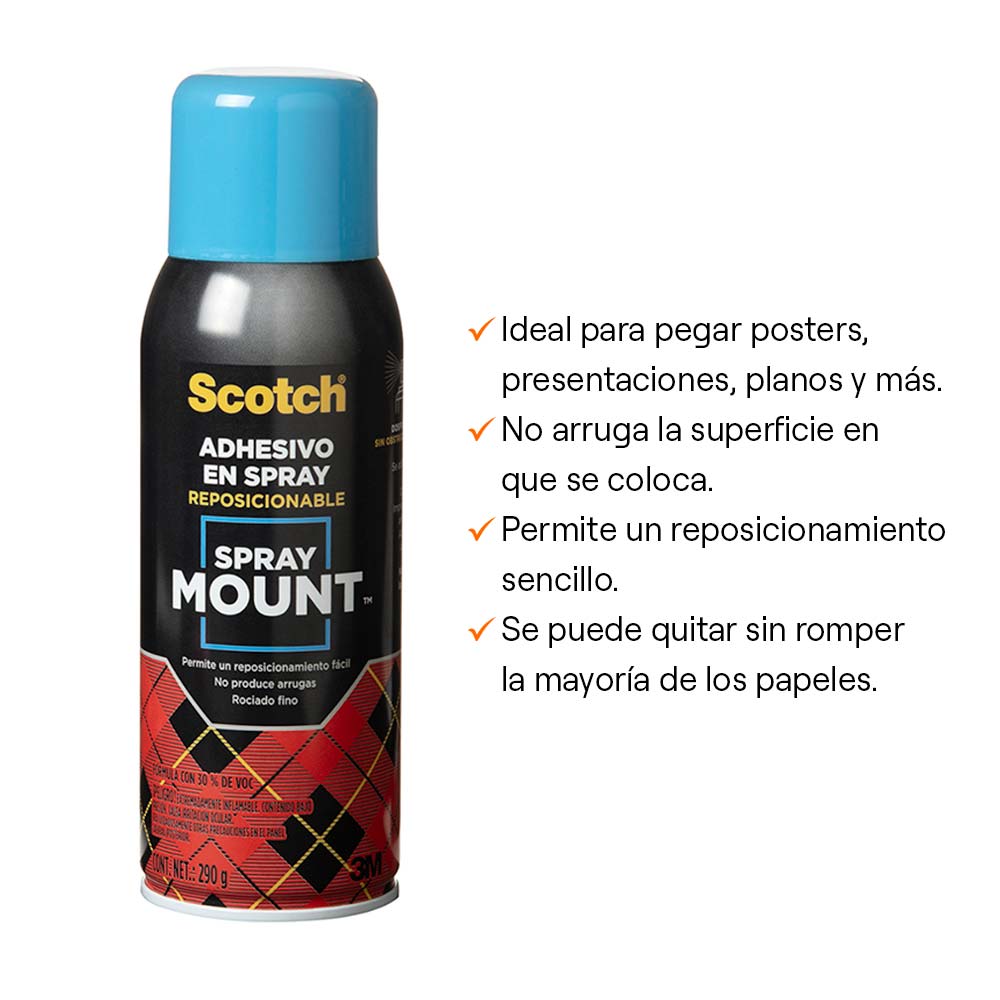 Adhesivo 3M Scotch Spray Mount 6065 - Promart