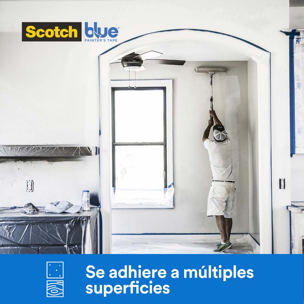 Cinta Masking Tape Azul 36mm x 54,8m Scotchblue 3M - Promart