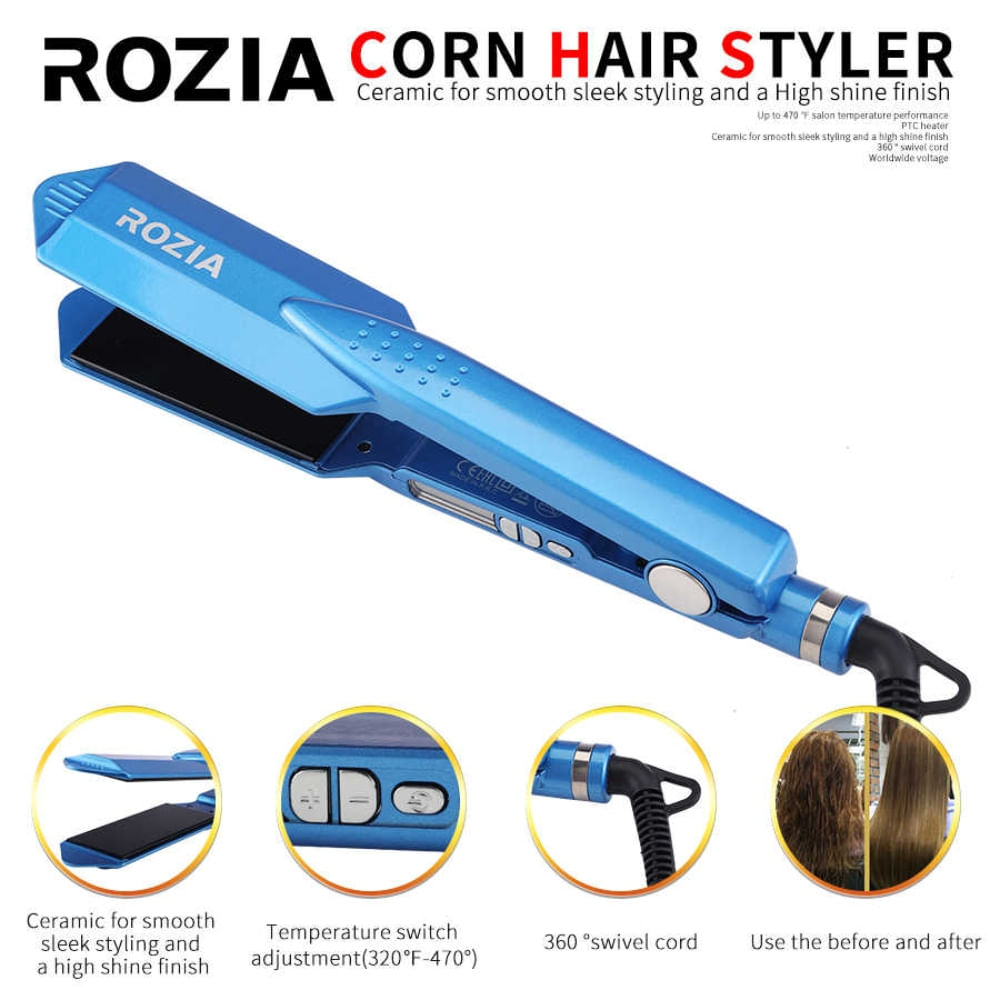 Plancha Pelo Cabello Rozia Cerámica Turmalina Alisadora 470° - Promart