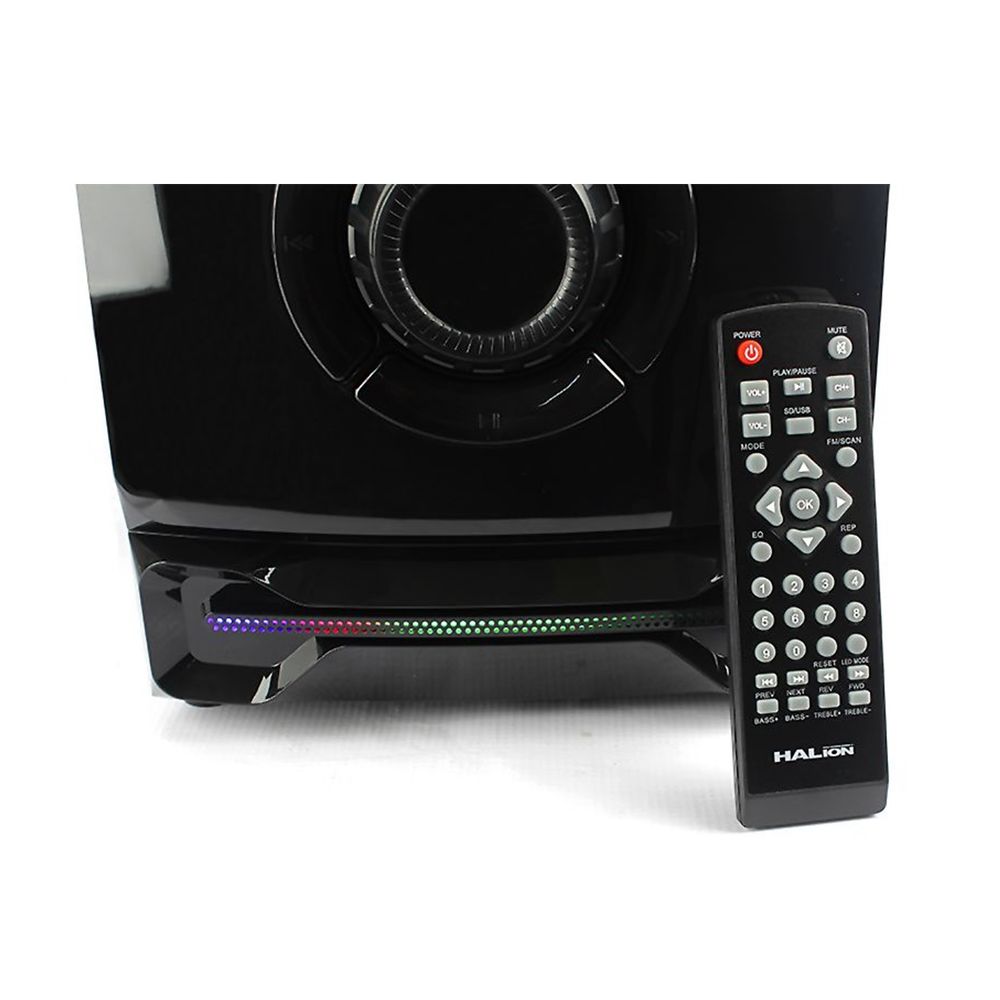 Parlante 2.1 Halion Ruffo HA-K80 Iluminación LED 200W - Promart