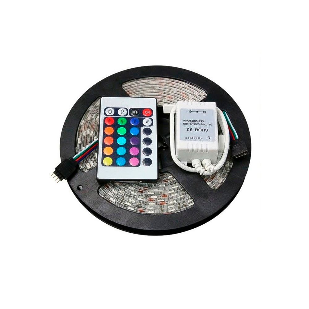 Cinta Led Multicolor Con Control De 5 metros | Promart.pe - Promart