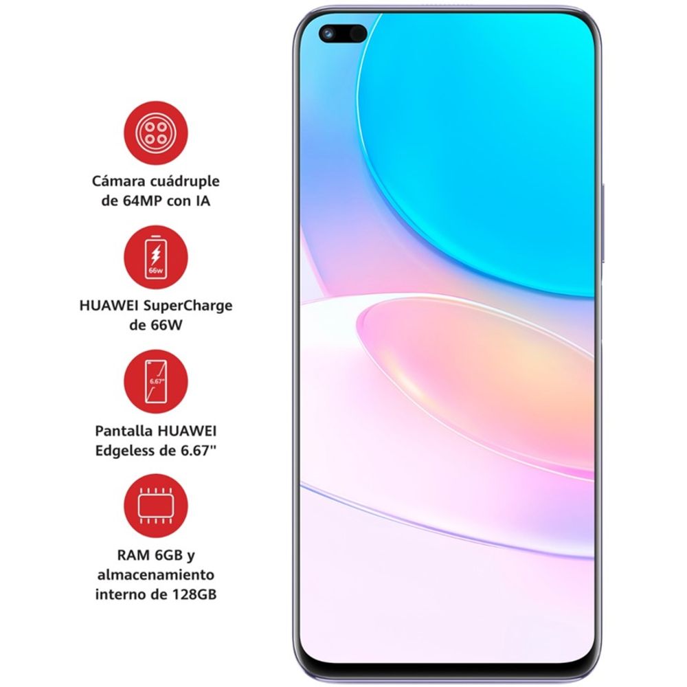 Smartphone HUAWEI Nova 8i Silver 6GB+128GB Single Sim - Promart