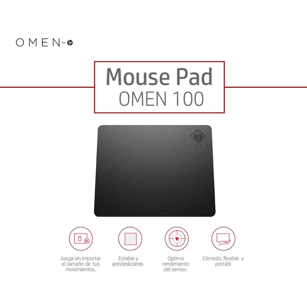 Mousepad HP Omen 100 Gaming Negro 1MY14AA - Promart