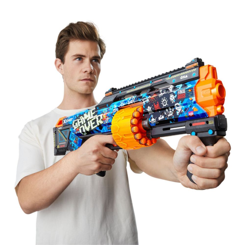 Lanzador X-Shot Skins Stand Game Over - Promart