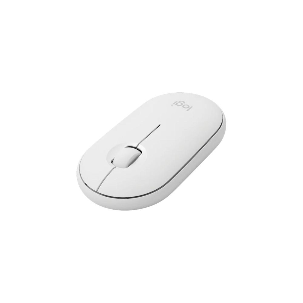 Mouse Logitech Pebble M350 Silent Wireless/Bluetooth White - Promart