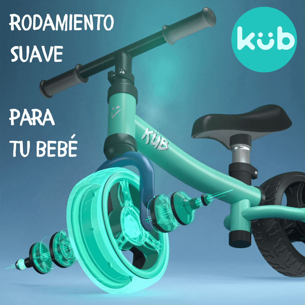 Bicicleta De Balance Infantil Original KUB BB2 AZUL - Promart
