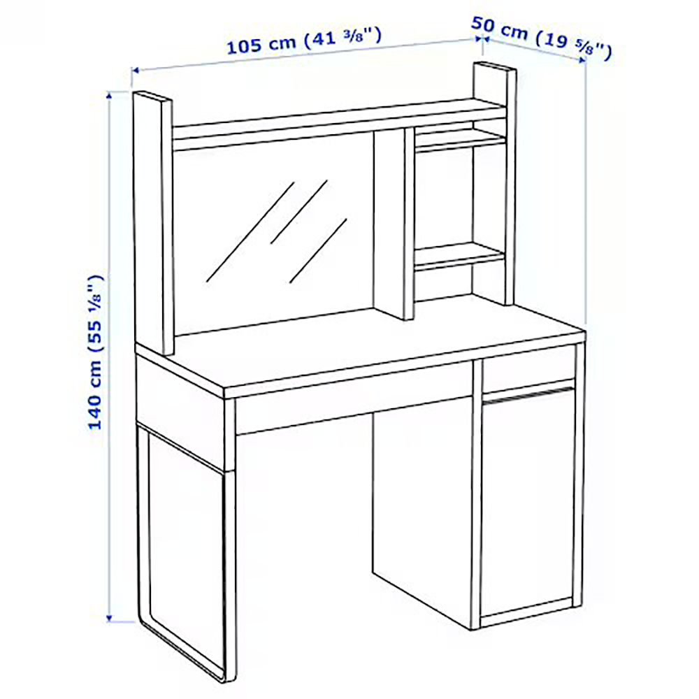 Escritorio Minimalista Harry Marrón | Promart.pe - Promart