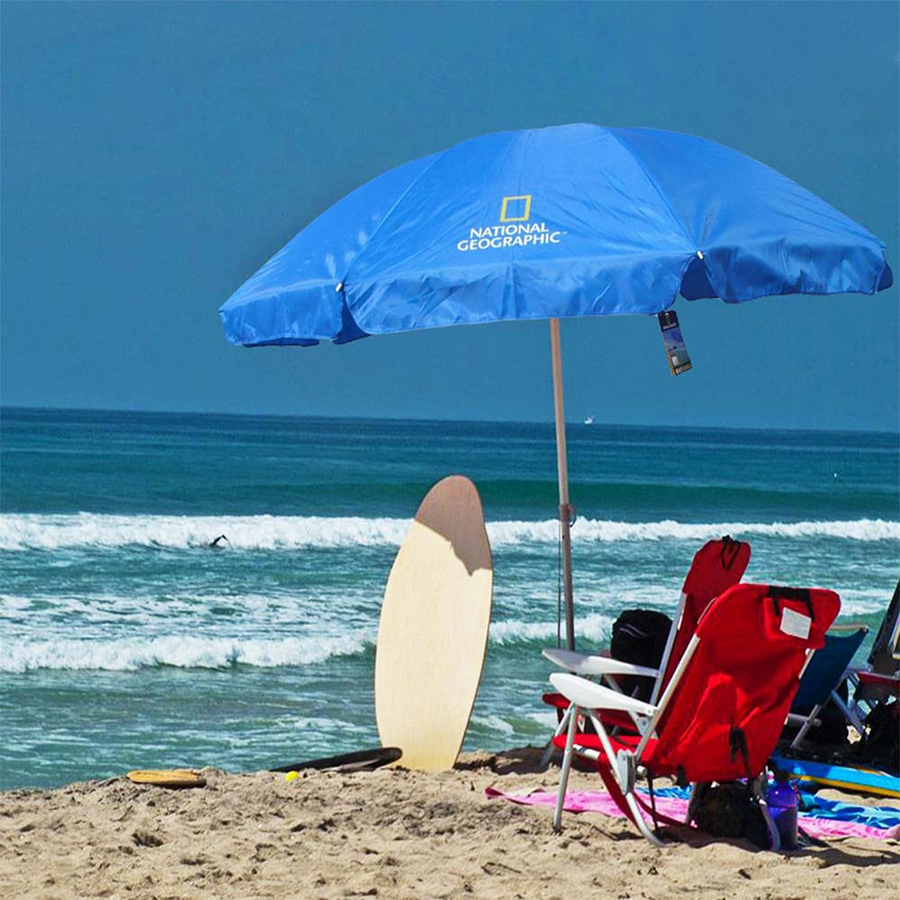 Sombrilla color Azul National Geographic - Promart