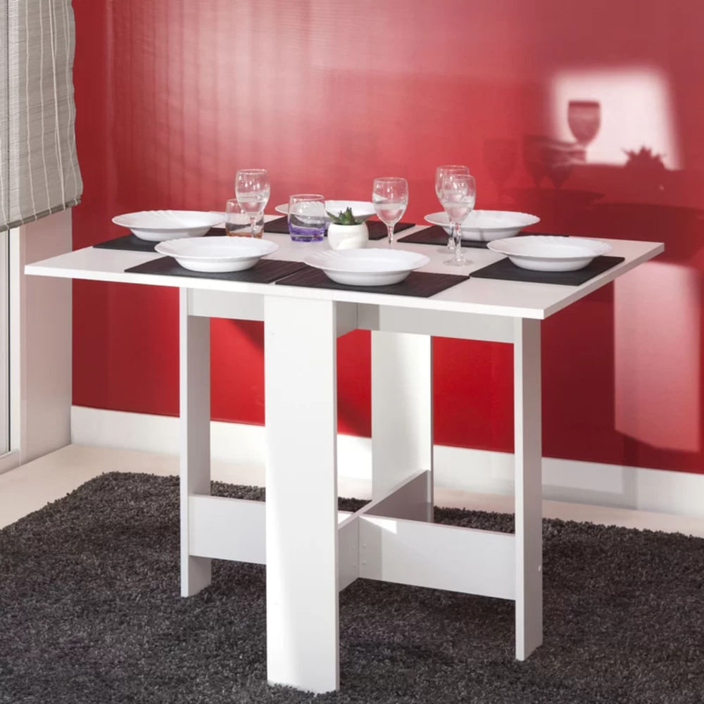 Mesa de Comedor Plegable Cocos Blanco - Promart
