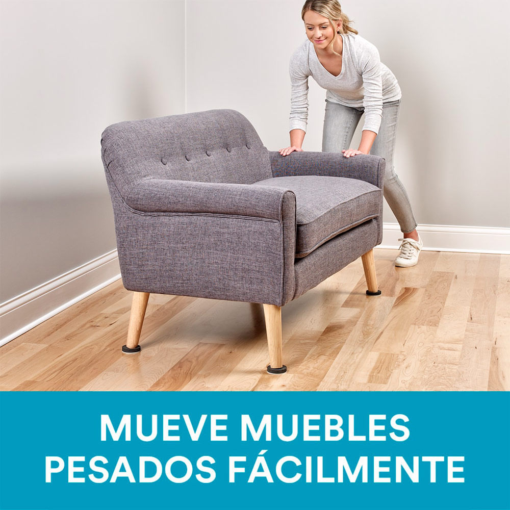 Deslizadores 3M redondos p/piso 3.5 pulg x 4un Scotch - Promart