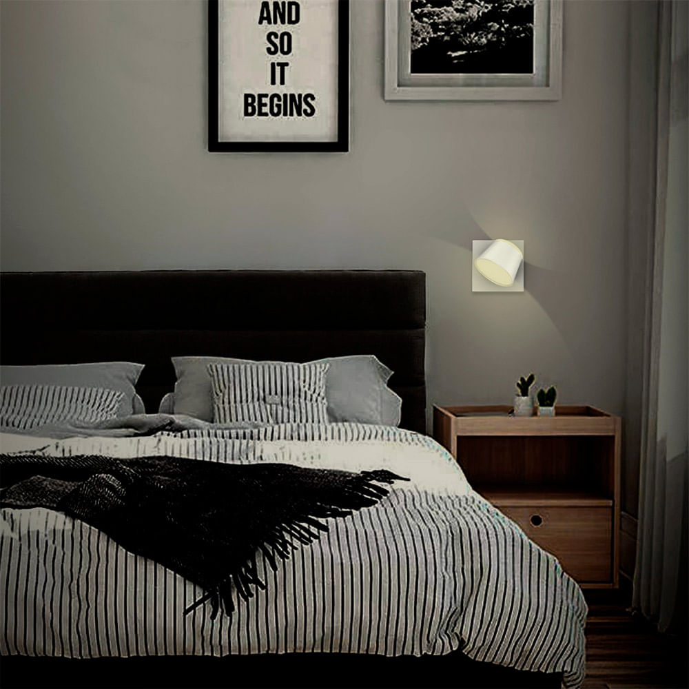 Aplique Pascal led 7W blanco Luz cálida Lightech - Promart