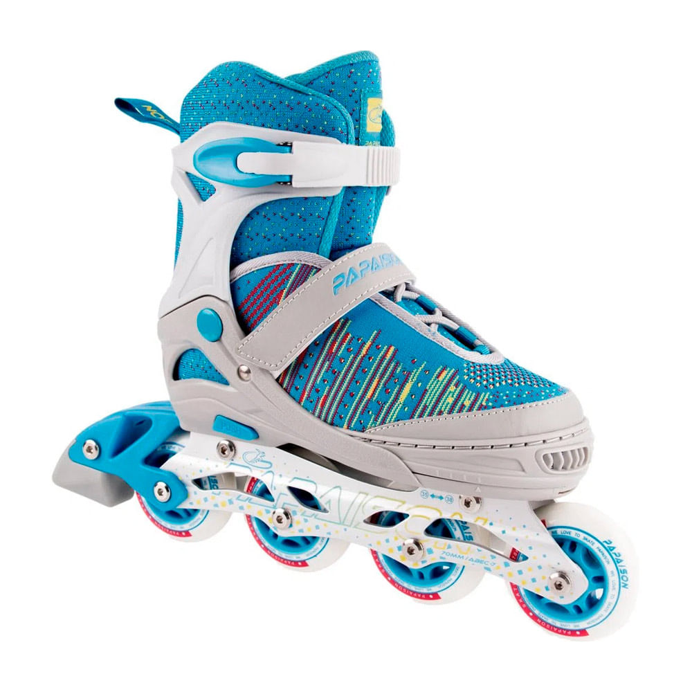 Patines Lineales Tallas 37-39 Papaison XZY-310 - Azul - Promart