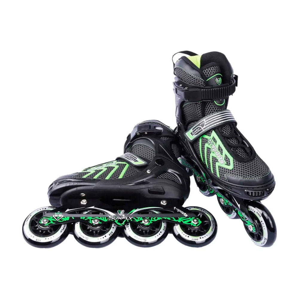 Patines Lineales Tallas 37-39 Papaison XZY-6005 - Verde - Promart